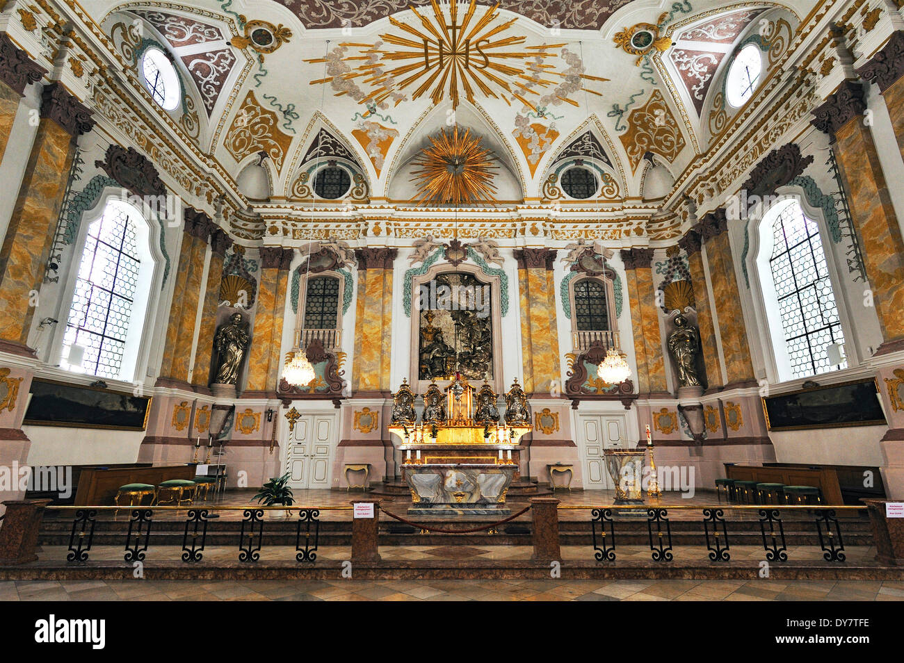 Main altar, Upper Church by Giovanni Antonio Viscardi, Bürgersaal ...