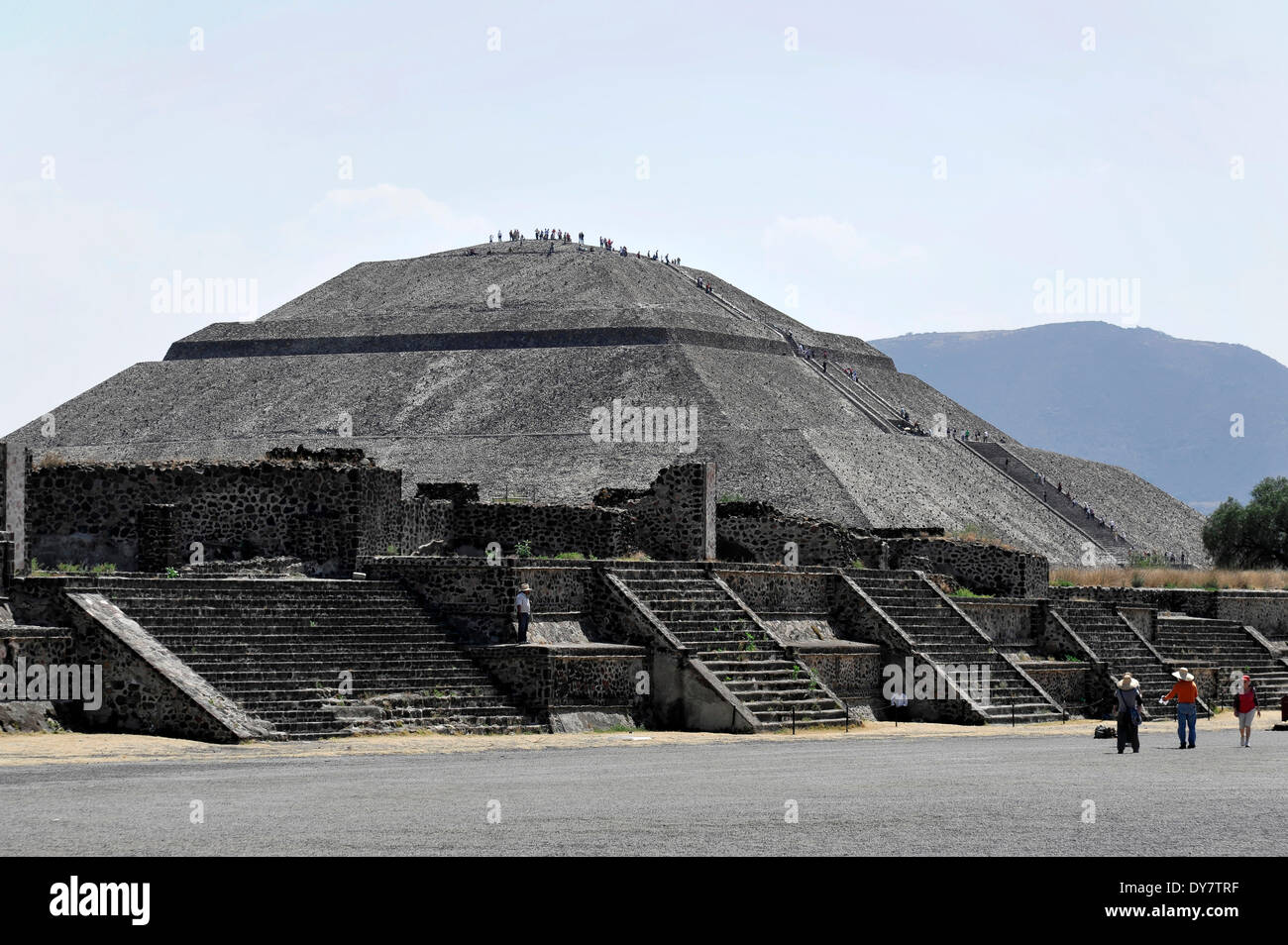 Pyramid of the Sun, Pyramids of Teotihuacan, UNESCO World Heritage Site ...