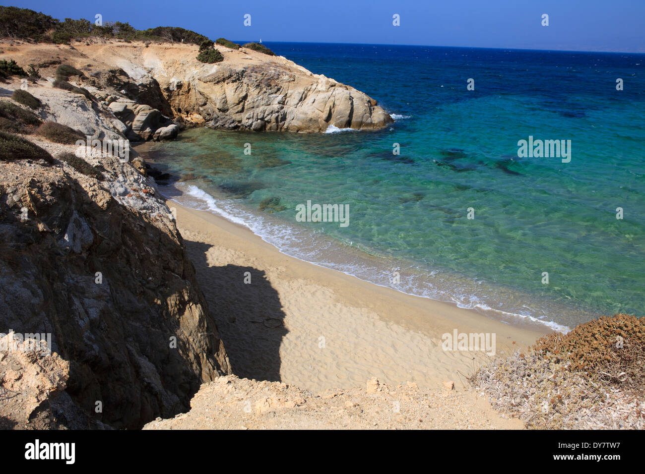 Alyko beach, Naxos, Cyclades Islands, Greece Stock Photo - Alamy