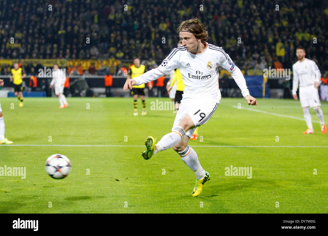 Madrids Luka Modric during the UEFA Champions League quarter final ...
