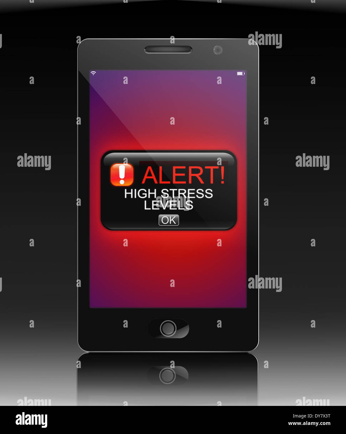 Stress alert concept Stock Photo - Alamy