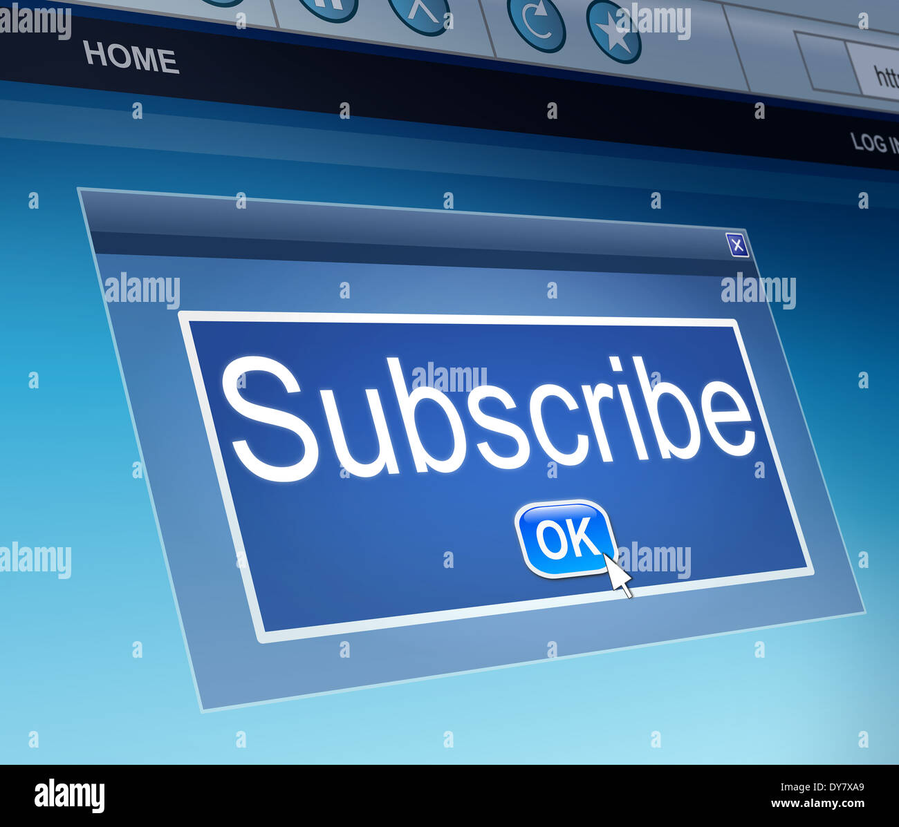 Subscribed hi-res stock photography and images - Alamy