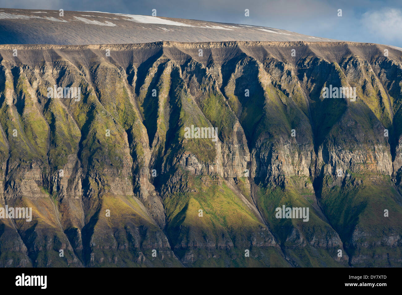 Mountains, Isfjorden, Spitsbergen Island, Svalbard Archipelago ...