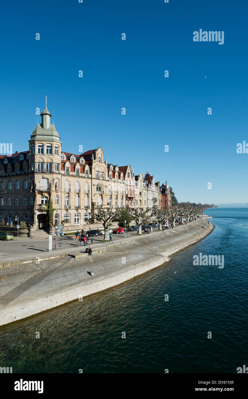 Germany, Baden-Wuerttemberg, Constance district, Constance, houses and ...