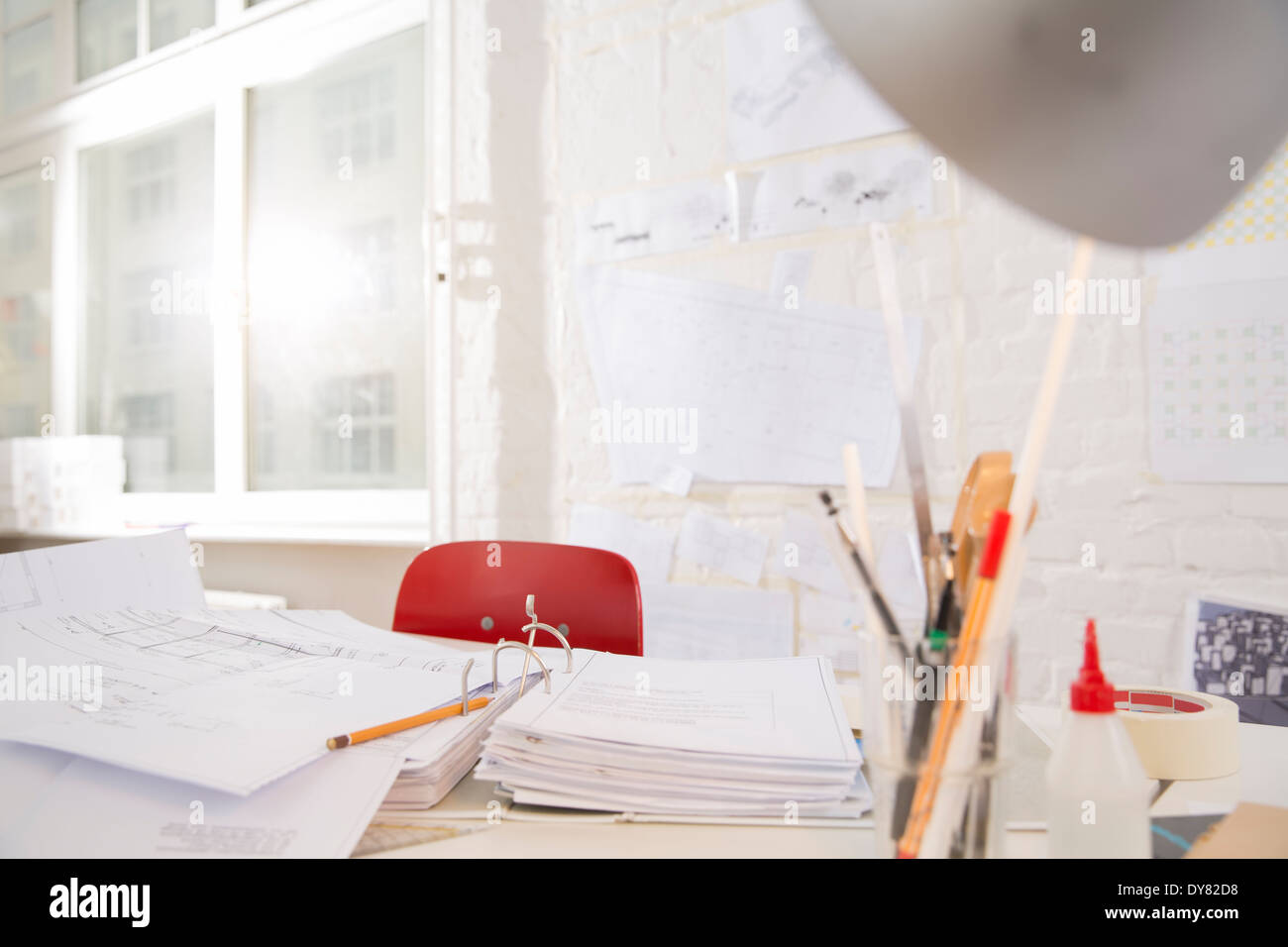 Working place in architecture office Stock Photo - Alamy