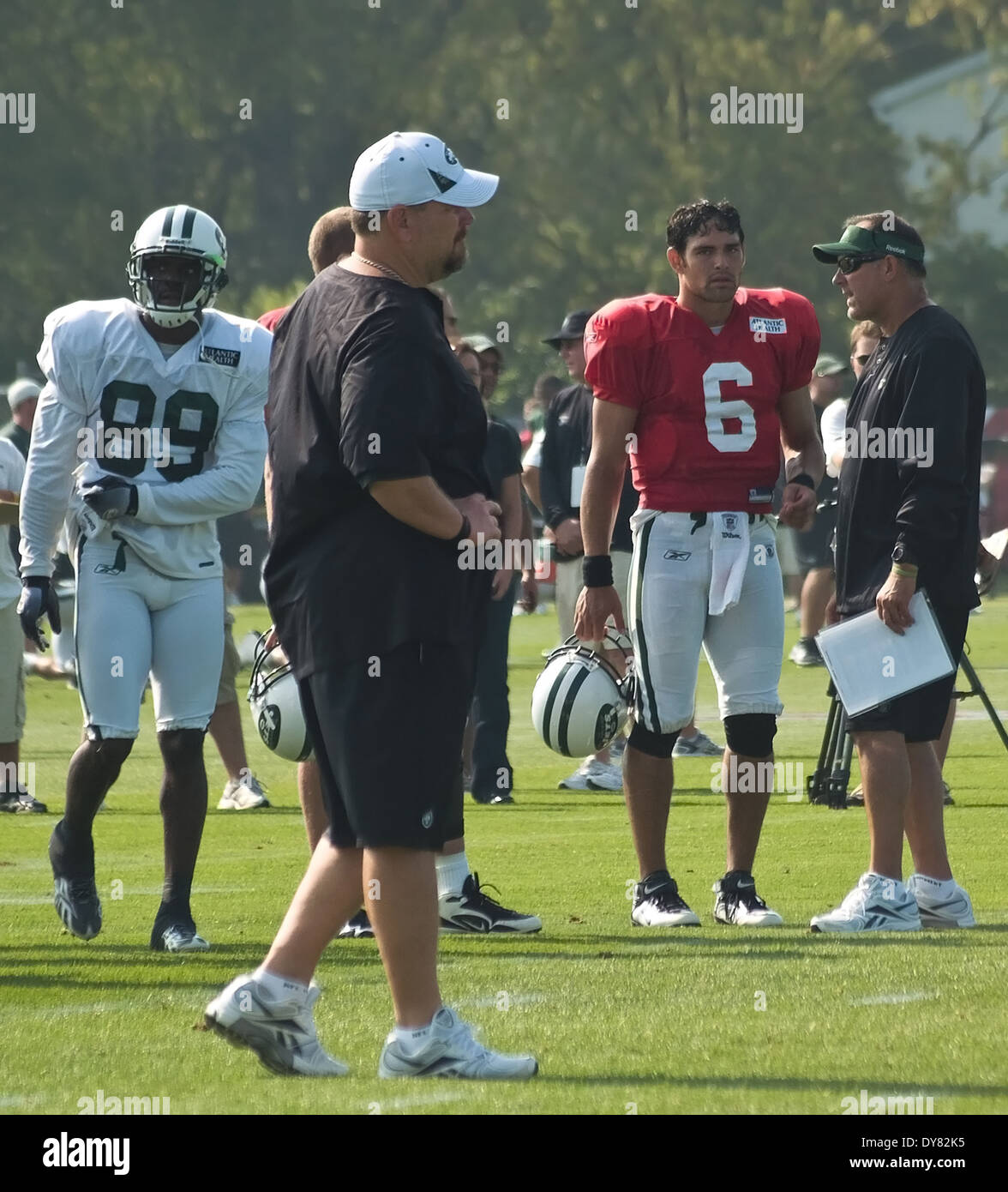New York Jets Training Camp in Cortland, New York, summer, 2012 Stock ...