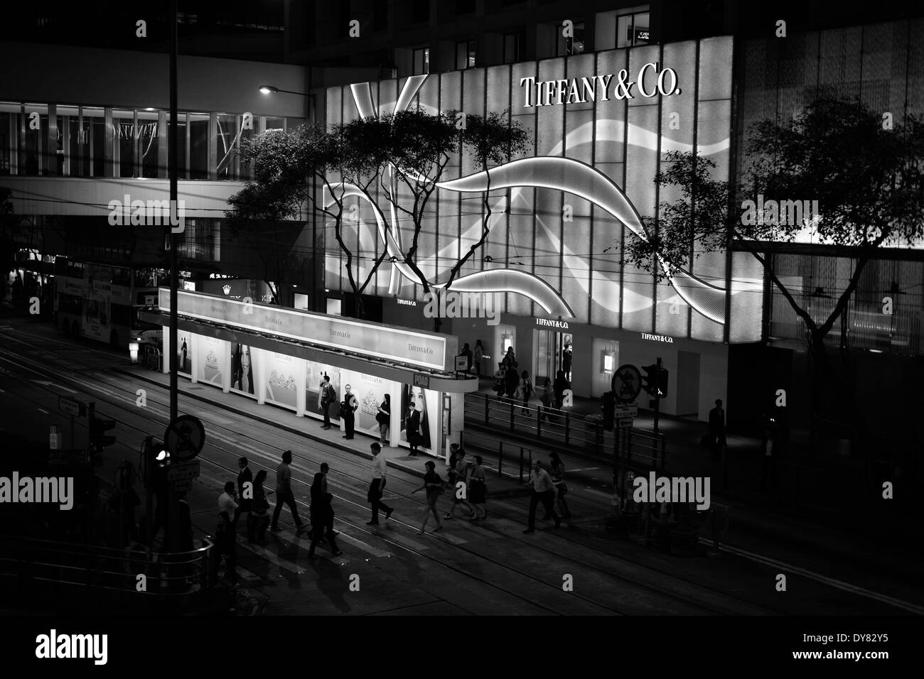 View tram station in Black and White Stock Photos & Images - Alamy