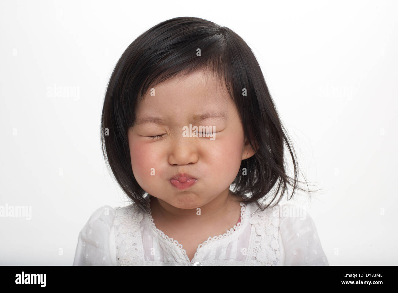 Child holding breath hi-res stock photography and images - Alamy