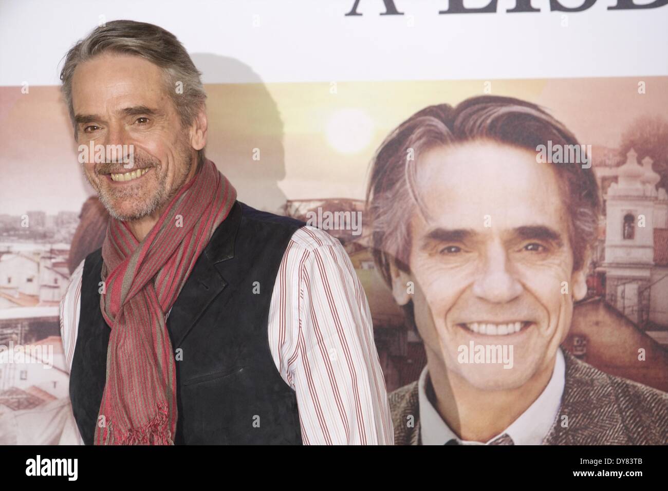 Madrid, Spain. 9th Apr, 2014. English actor Jeremy Irons attends 'Night ...