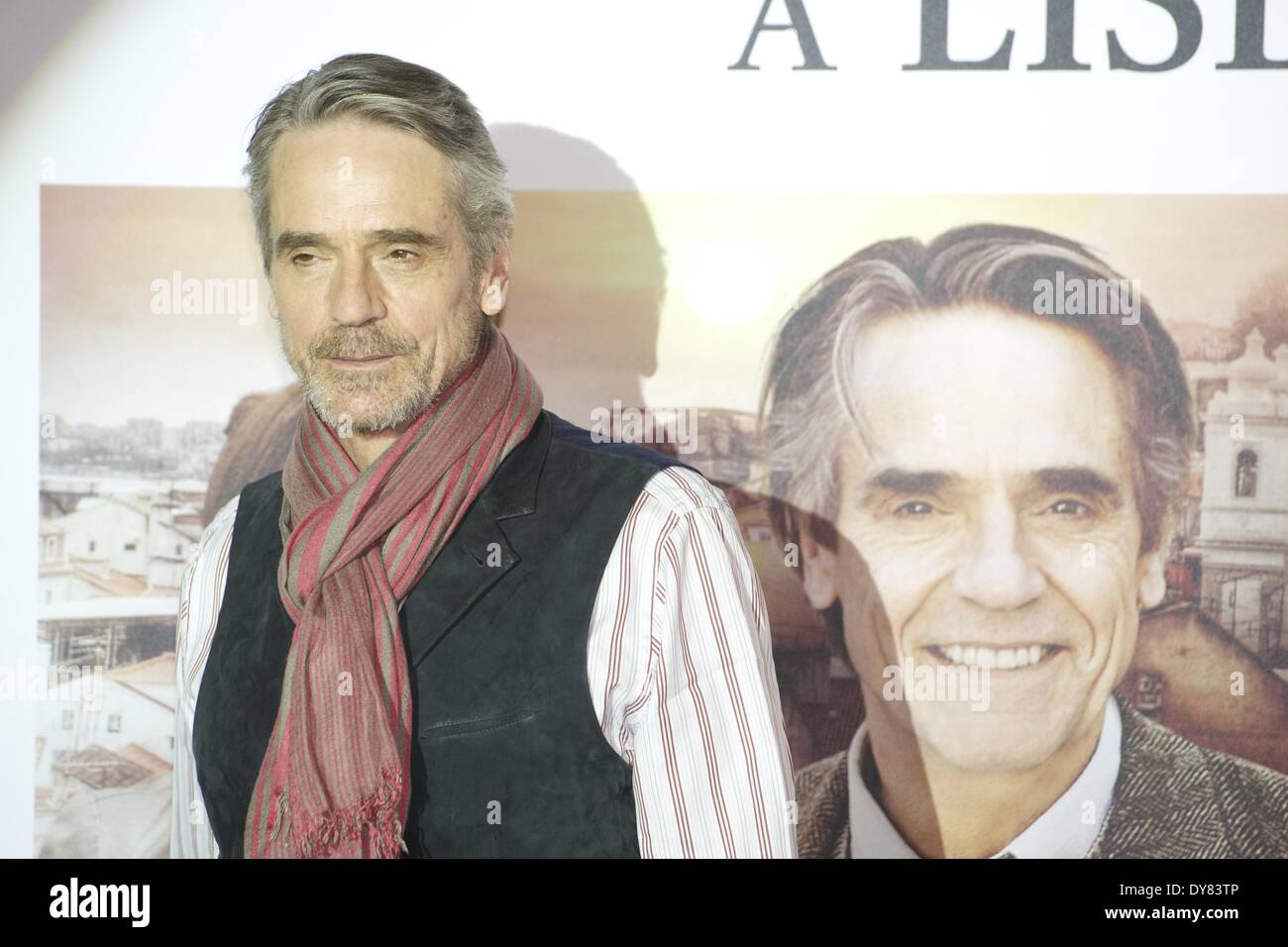 Madrid, Spain. 9th Apr, 2014. English actor Jeremy Irons attends 'Night ...