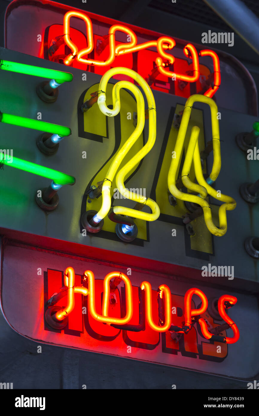 Neon Sign Open 24 Hours High Resolution Stock Photography and Images ... Neon Sign Open 24 Hours High Resolution Stock Photography and Images ...
