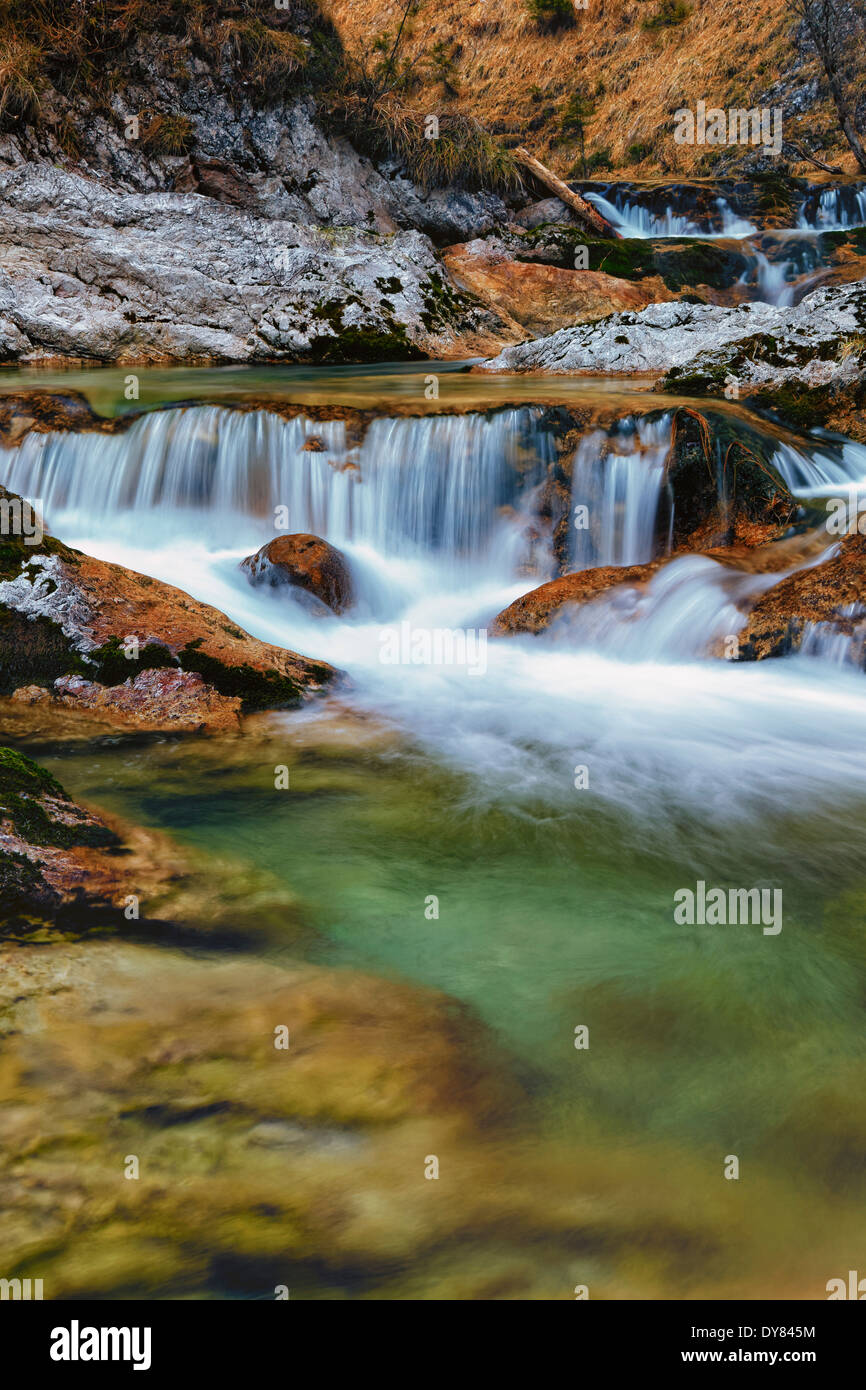 Austria, Lower Austria, Oetscher-Tormaeuer Nature reserve, Oetscherbach ...
