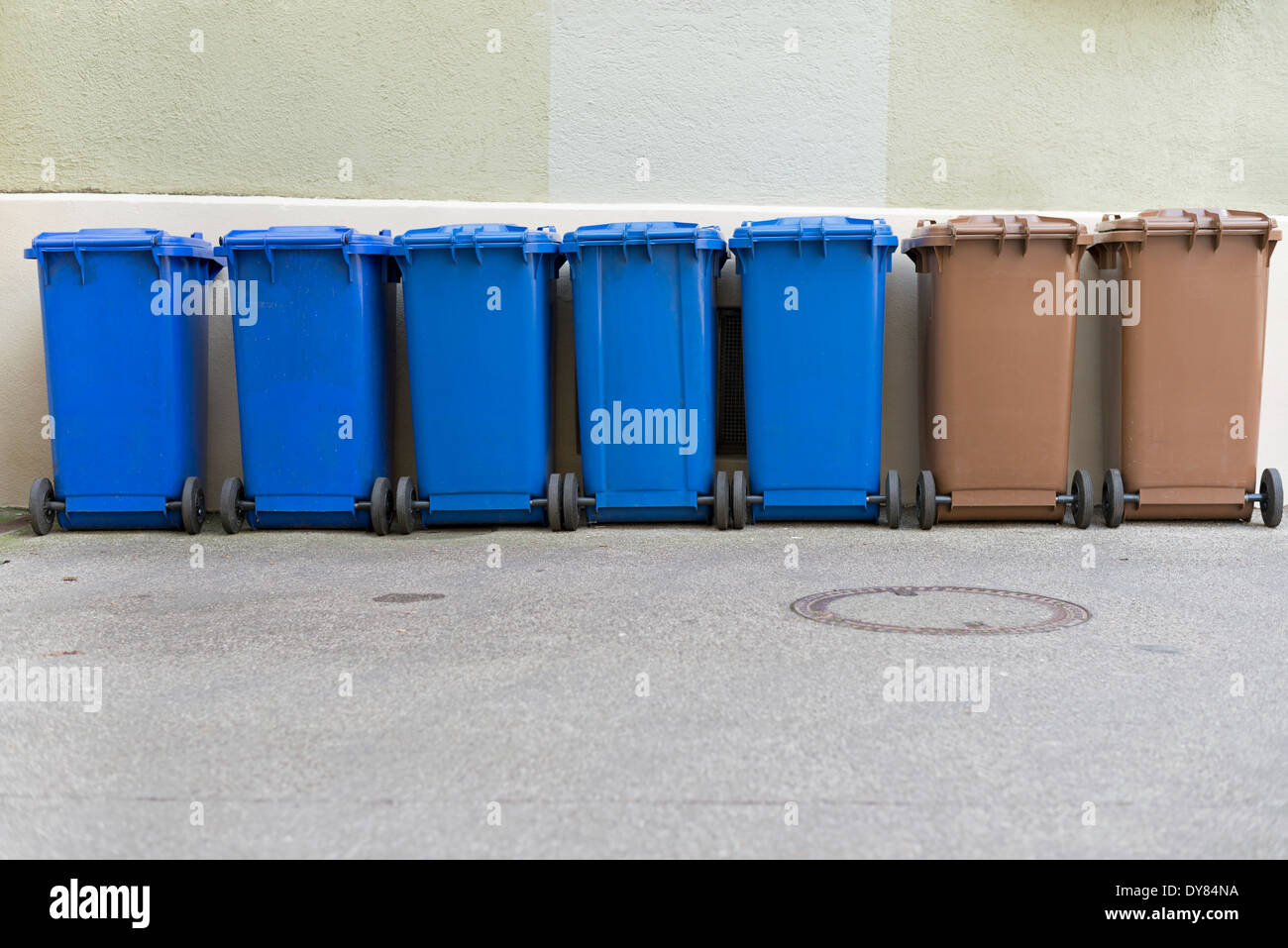 Blue plastic cans hi-res stock photography and images - Alamy
