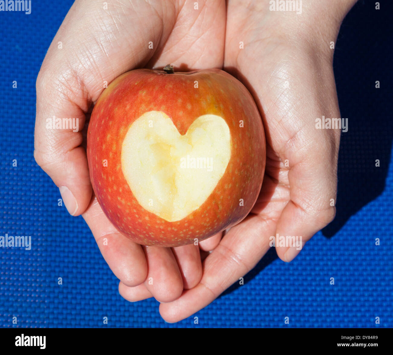 Apple shaped heart hi-res stock photography and images - Alamy