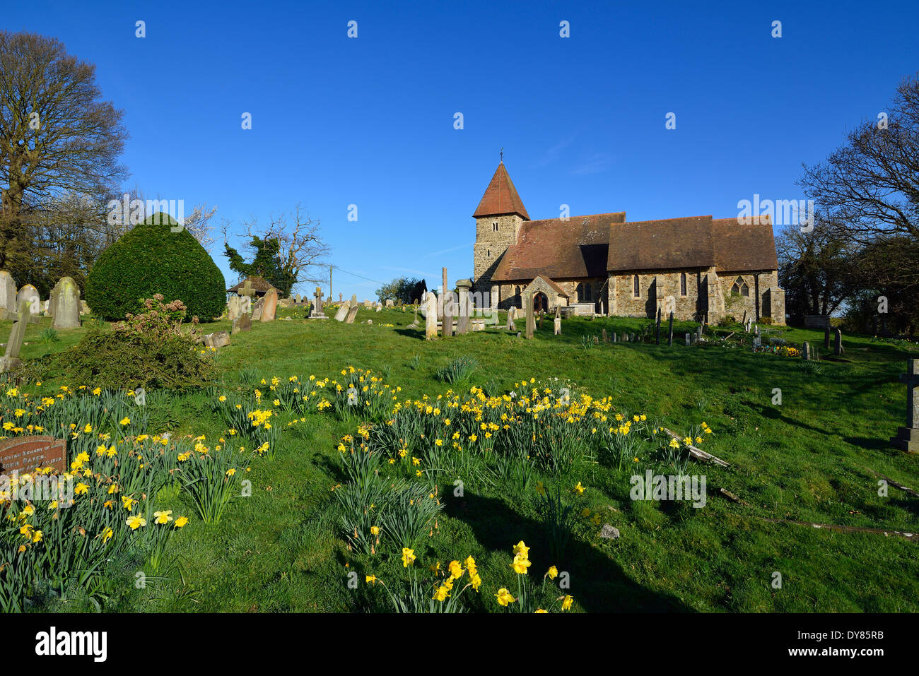The Church of St Laurence. Guestling, Nr Hastings, East Sussex. UK ...