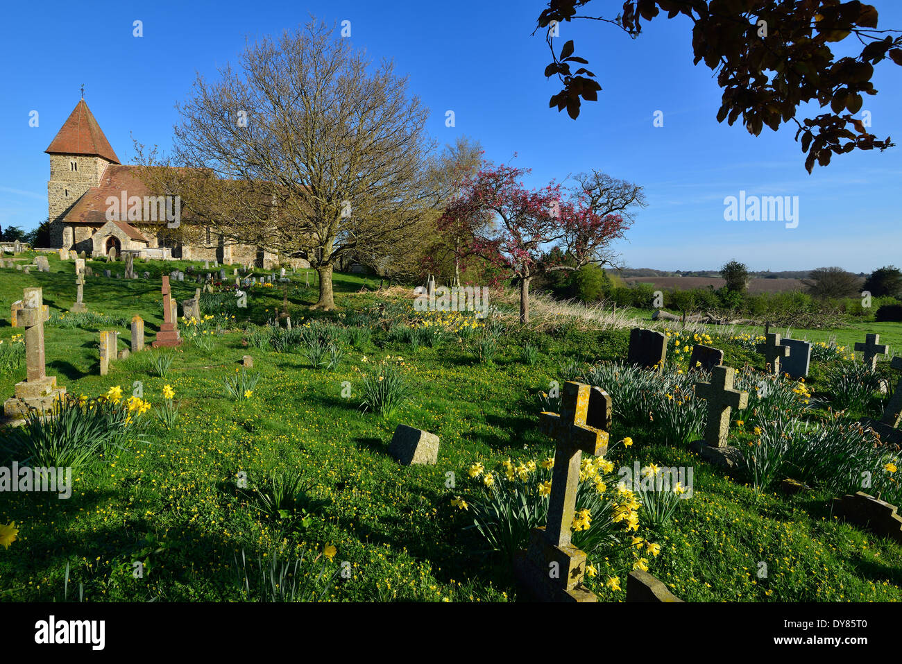 The Church of St Laurence. Guestling, Nr Hastings, East Sussex. UK ...