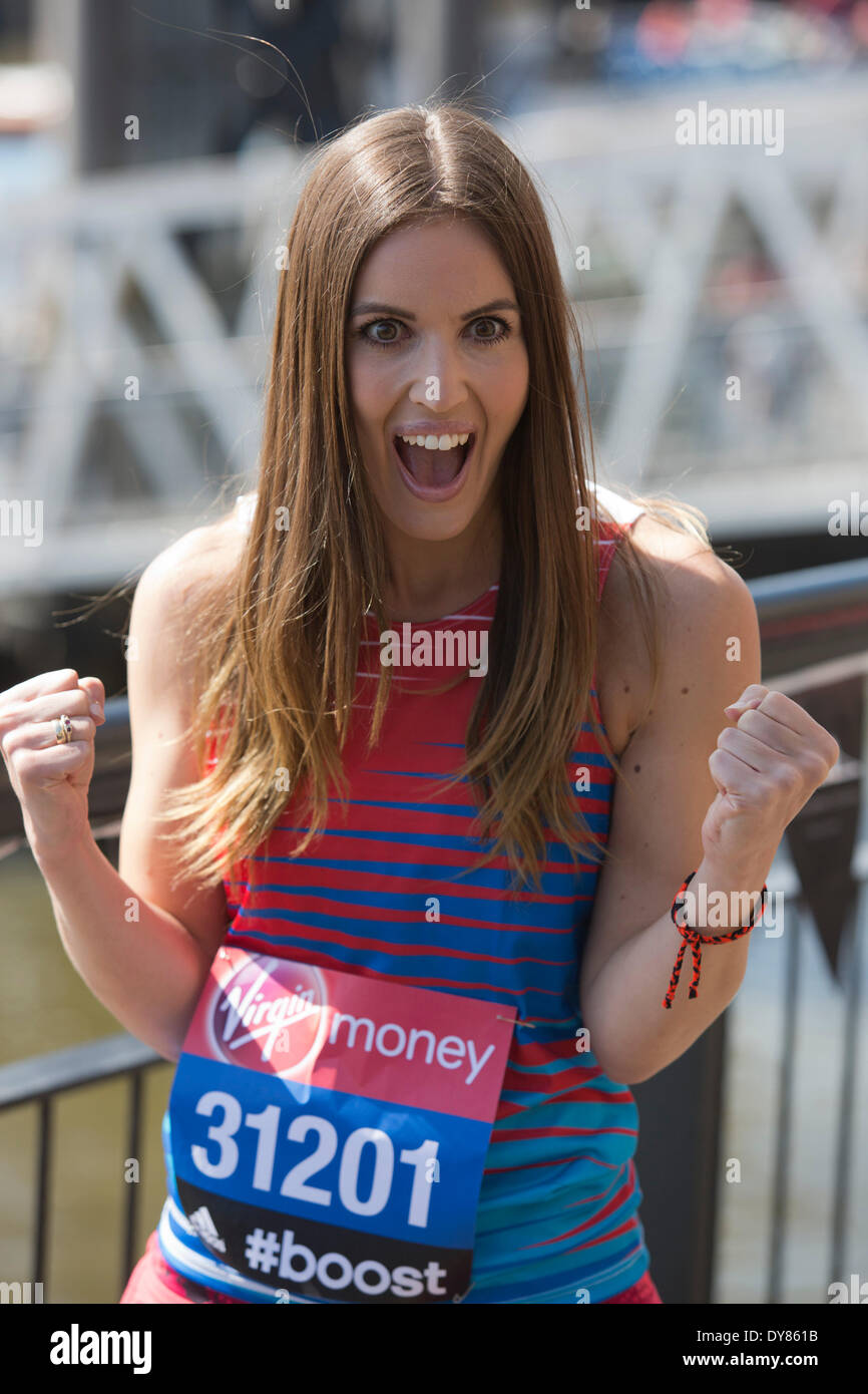 London, UK. 9 April 2014. Pictured: Sky Sports presenter Charlie ...