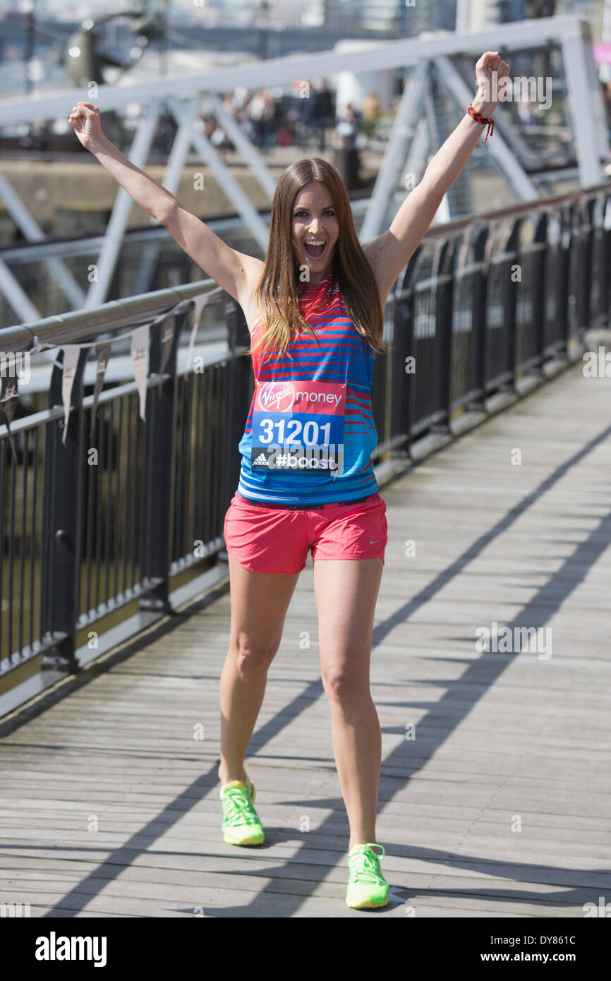 London, UK. 9 April 2014. Pictured: Sky Sports presenter Charlie ...