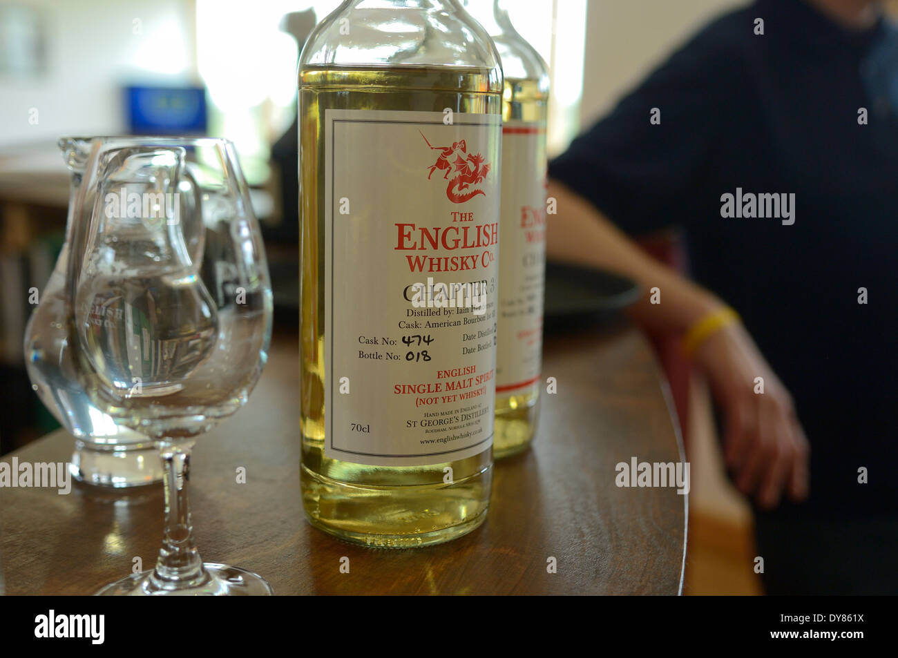 Bottles of English single malt spirit whisky. The English Whisky ...