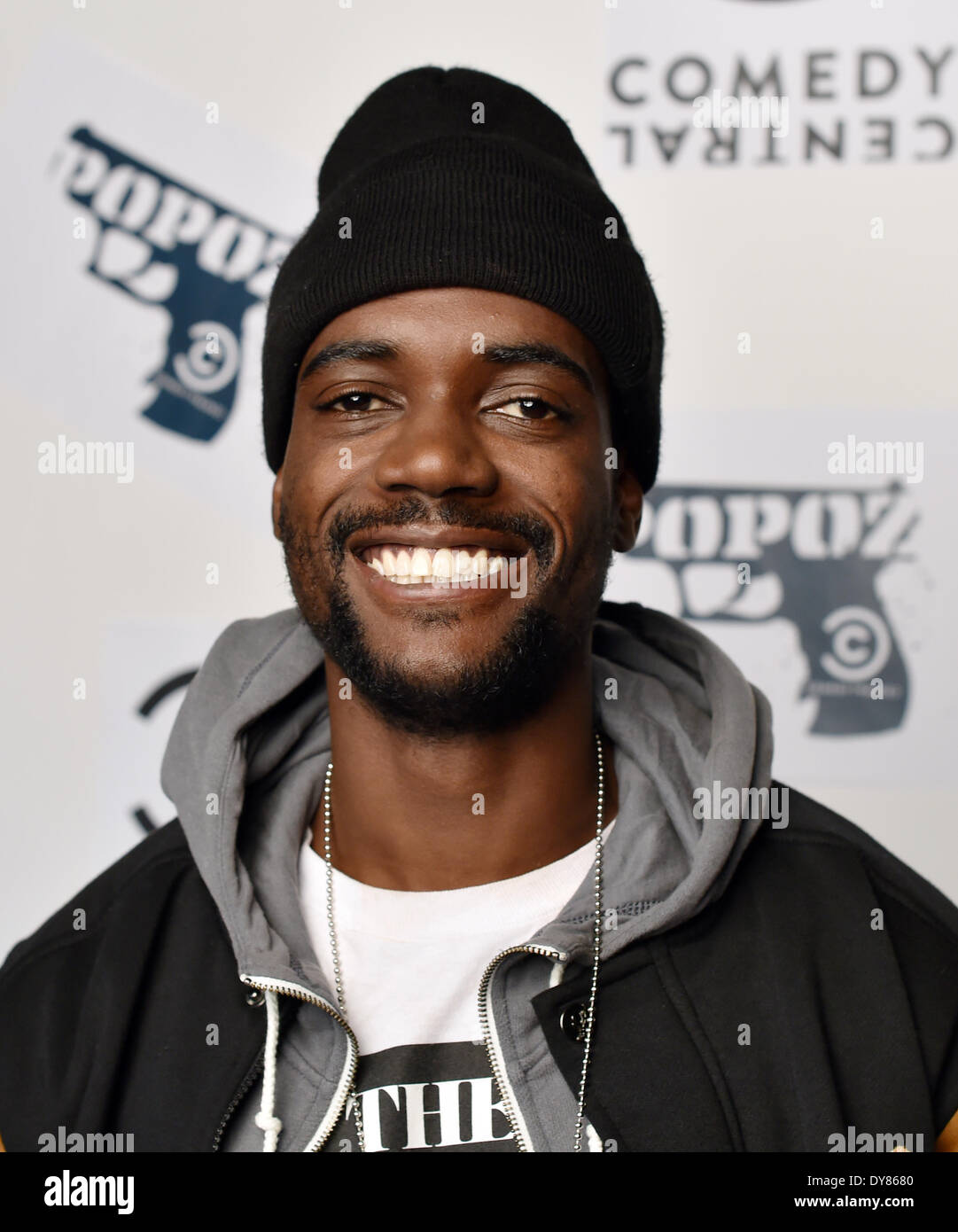 Berlin, Germany. 09th Apr, 2014. The Dutch actor Sergio Hasselbaink ...