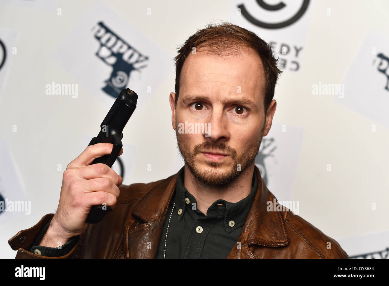 Berlin, Germany. 09th Apr, 2014. The Dutch actor Huub Smit poses as Ivo during the press ...