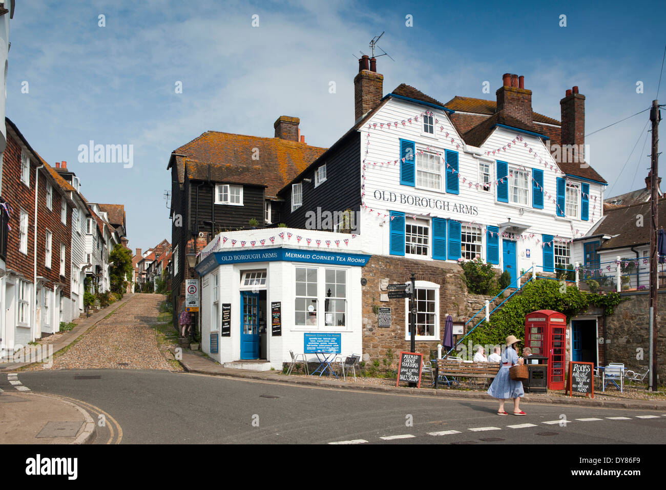 UK, England, East Sussex, Rye, Wish Ward, Borough Arms at bottom of ...