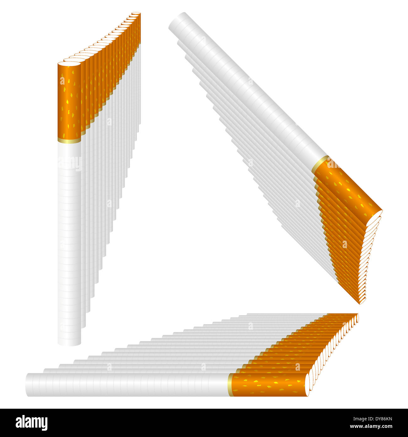 Smoking group cigarettes Cut Out Stock Images & Pictures - Alamy