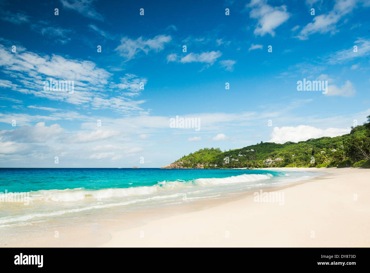 tropical beach with turquoise water Stock Photo - Alamy