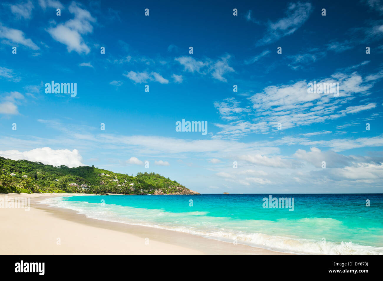 tropical beach with turquoise water Stock Photo - Alamy