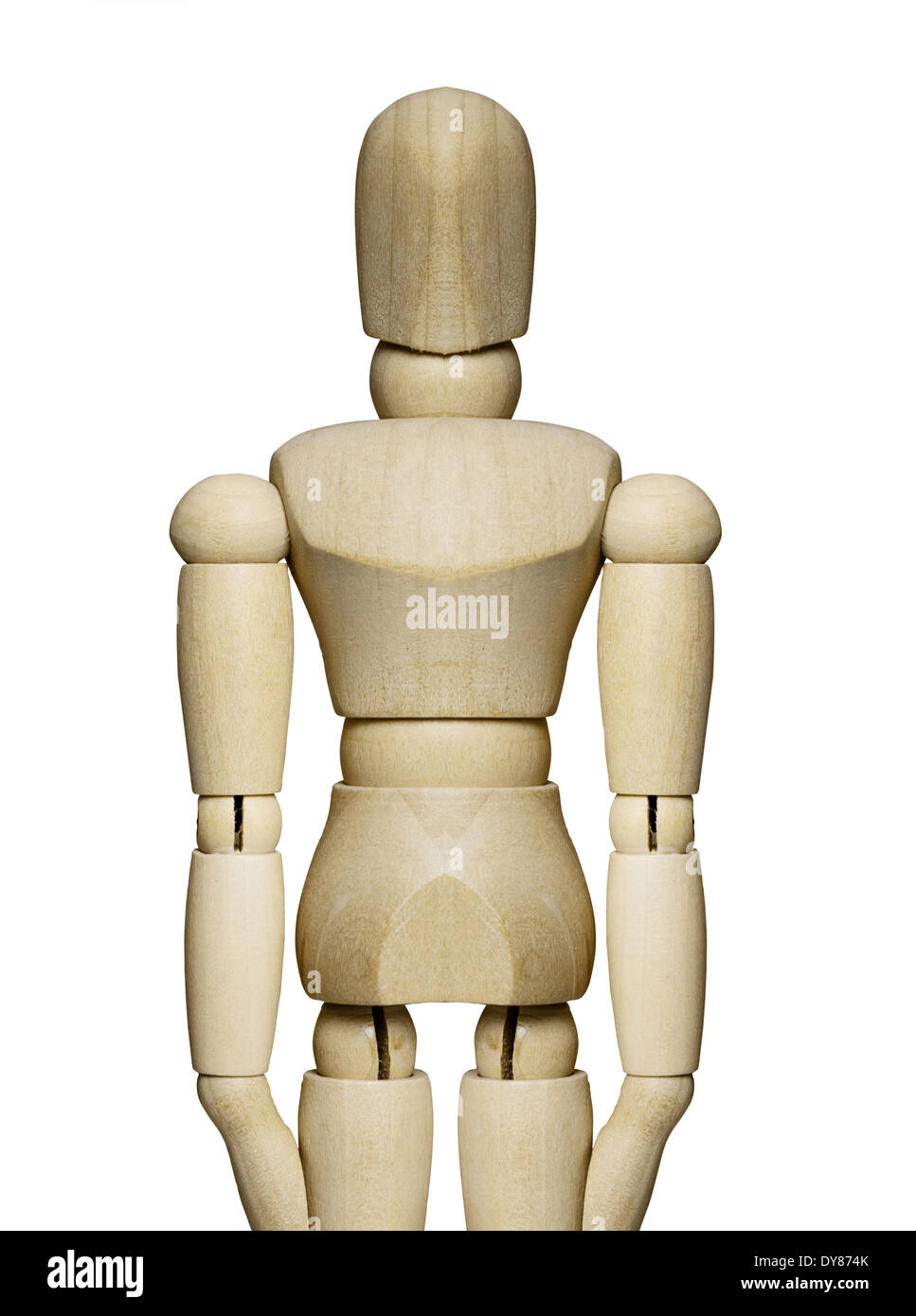 wooden dummy in a single pose Stock Photo - Alamy