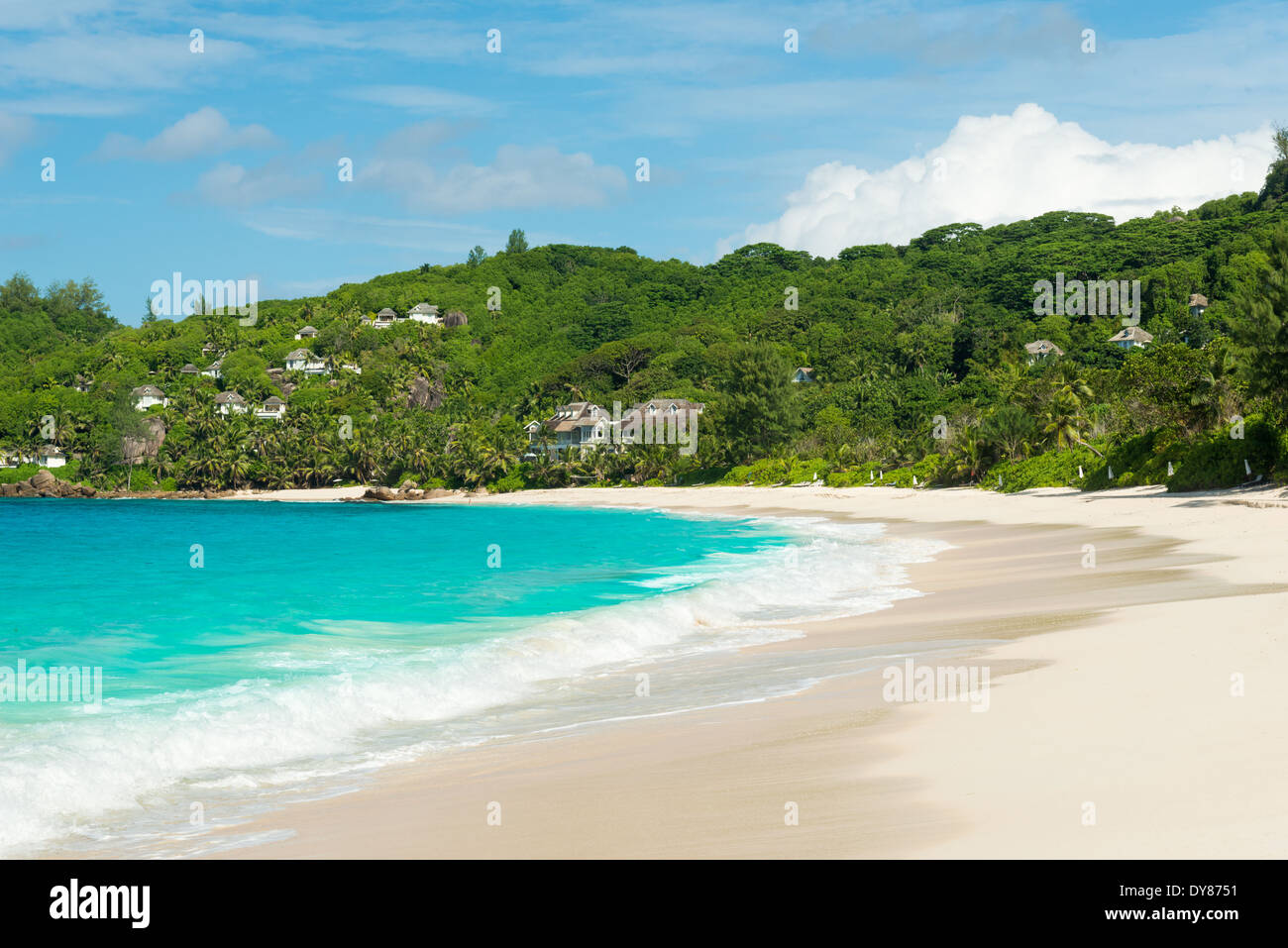 tropical beach with turquoise water Stock Photo - Alamy