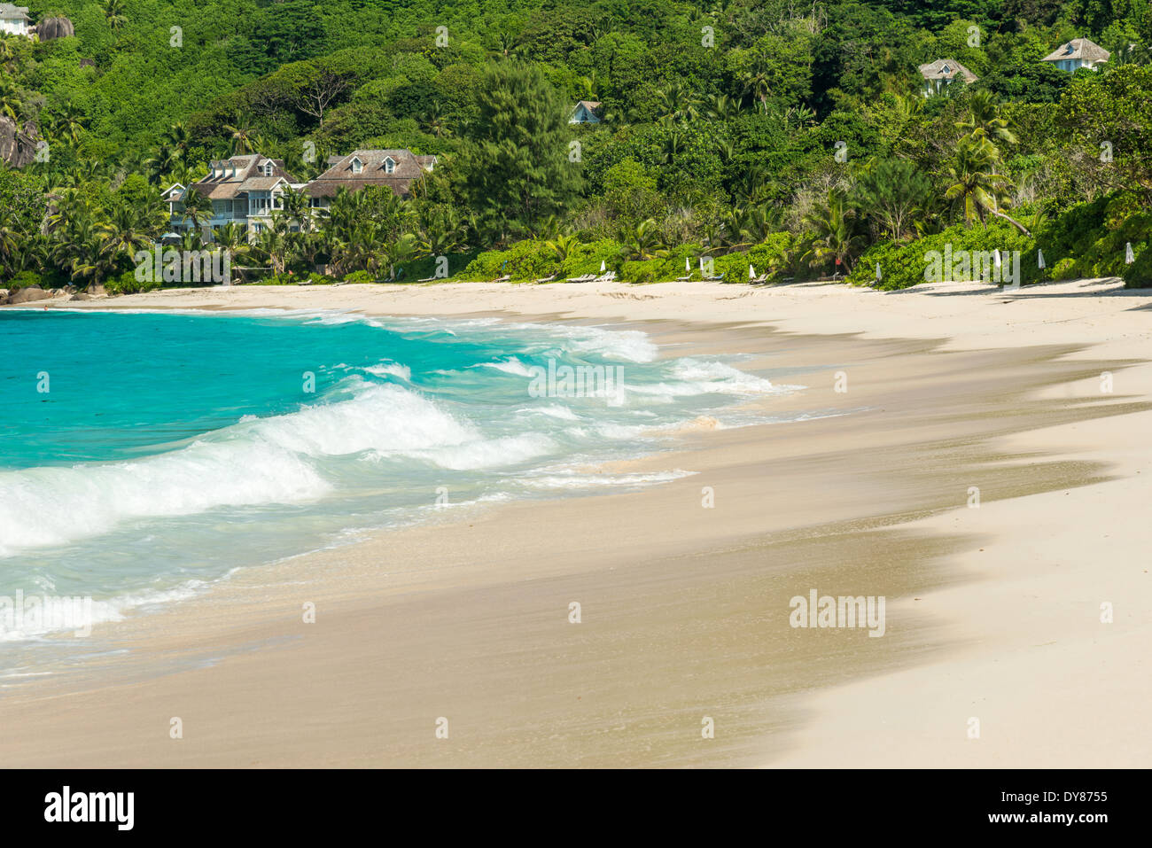 tropical beach with turquoise water Stock Photo - Alamy