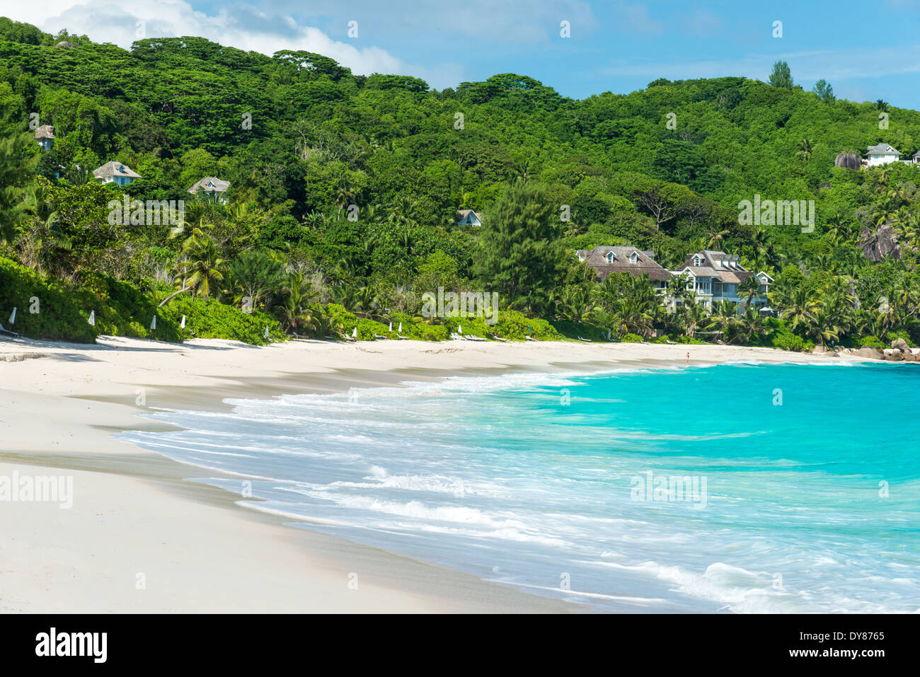 tropical beach with turquoise water Stock Photo - Alamy