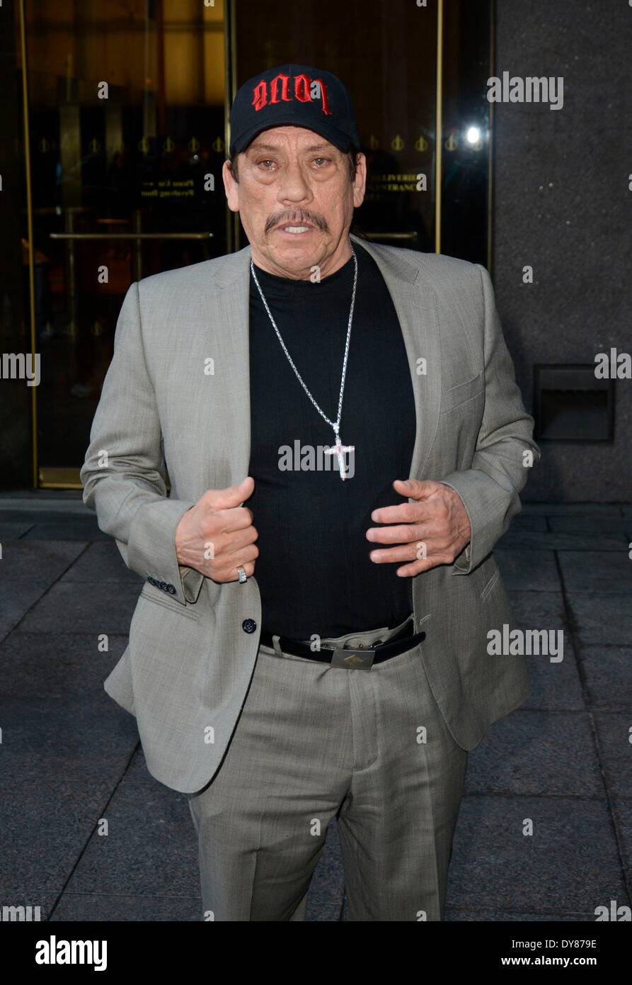 New York, NY, USA. 9th Apr, 2014. Danny Trejo, at the Howard Stern Show ...
