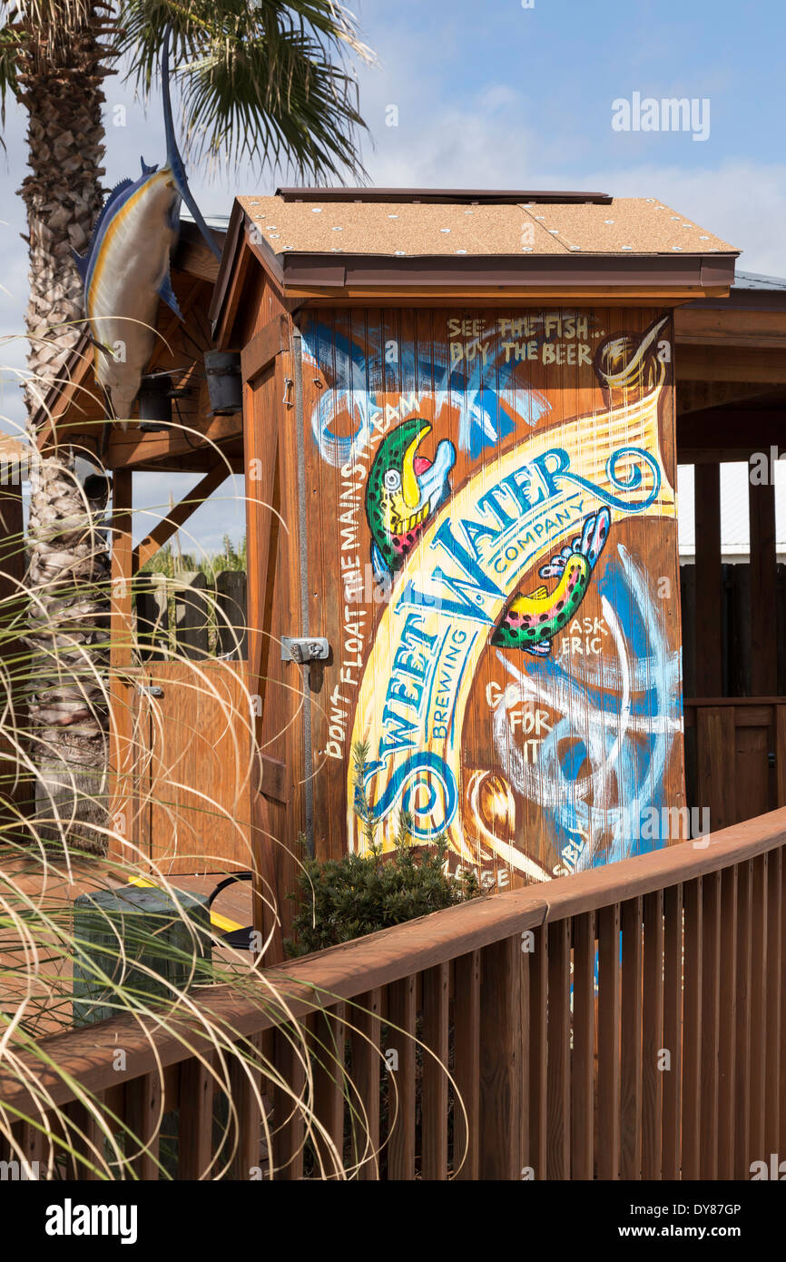 Colorful waterside restaurant sign hi-res stock photography and images ...