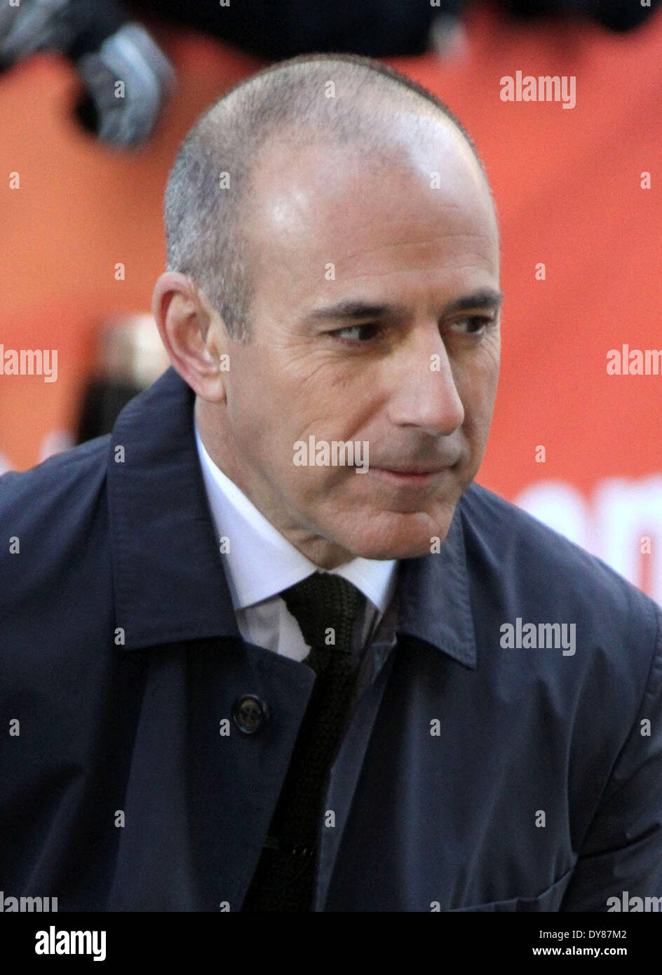 New York, New York, USA. 8th Apr, 2014. 'Today' show co-host MATT LAUER ...