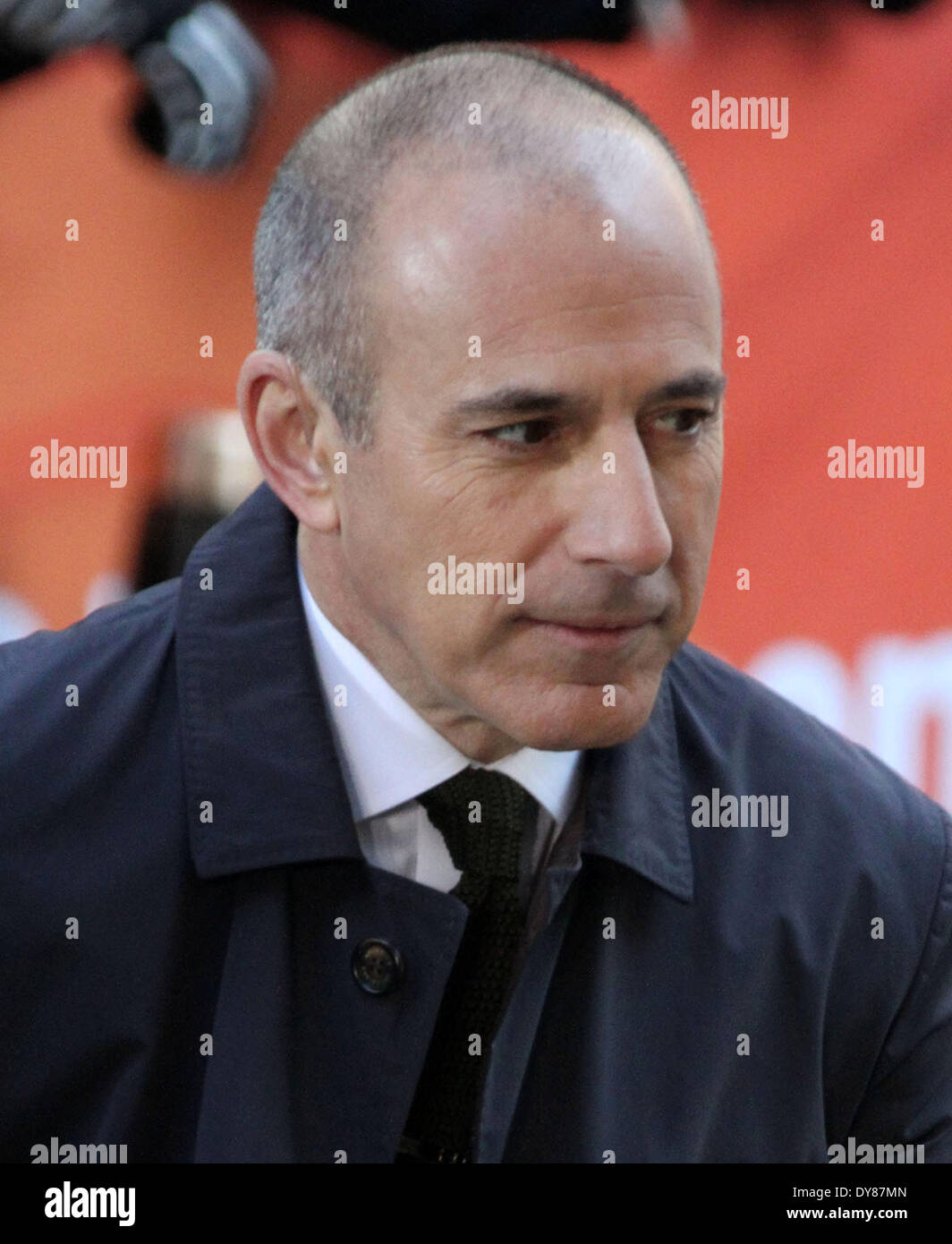 New York, New York, USA. 8th Apr, 2014. 'Today' show co-host MATT LAUER ...