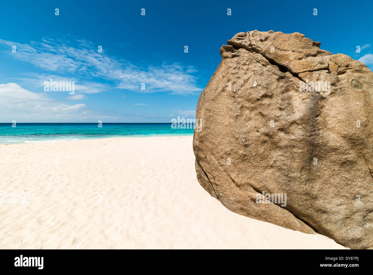 tropical beach with turquoise water Stock Photo - Alamy