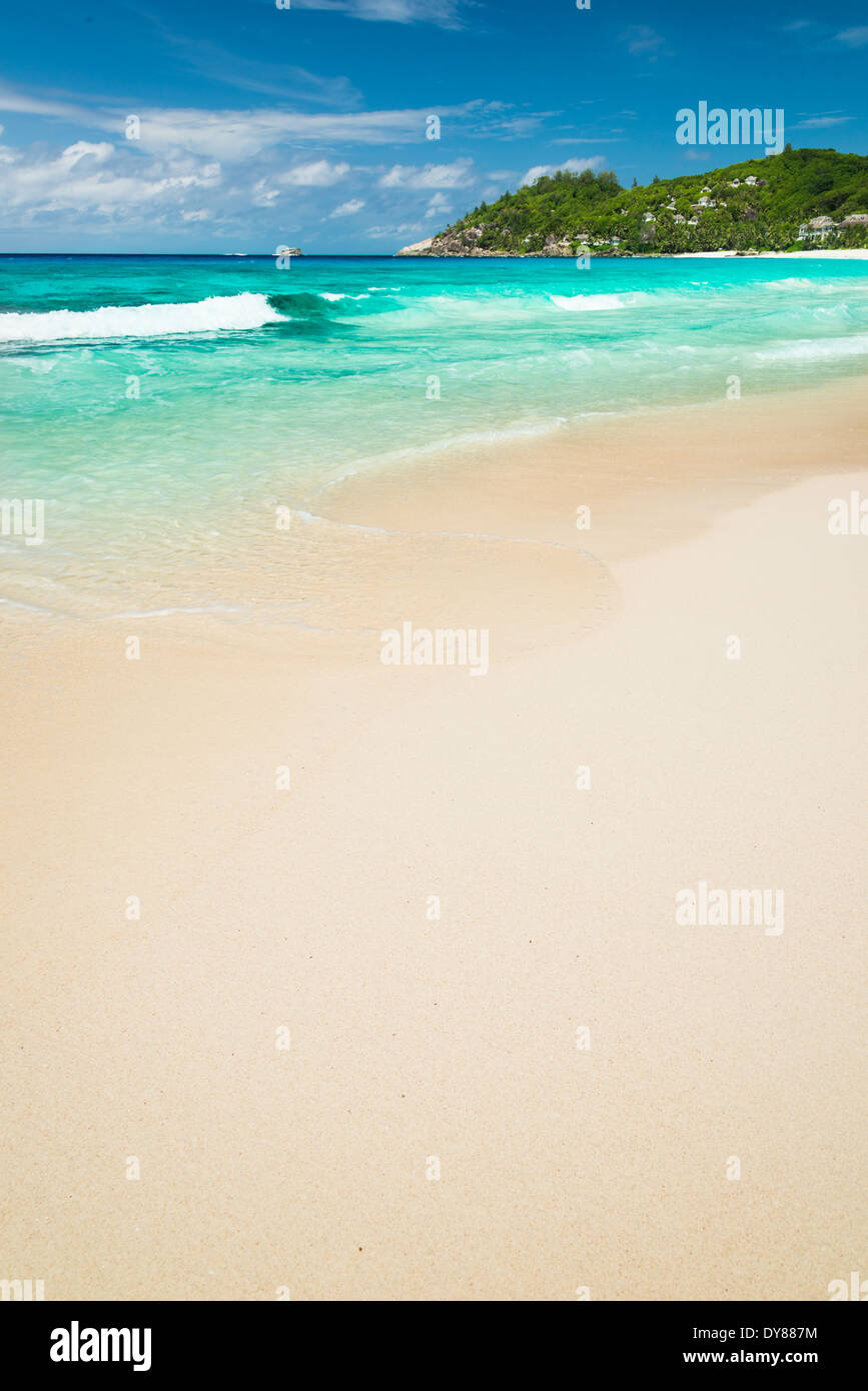 tropical beach with turquoise water Stock Photo - Alamy