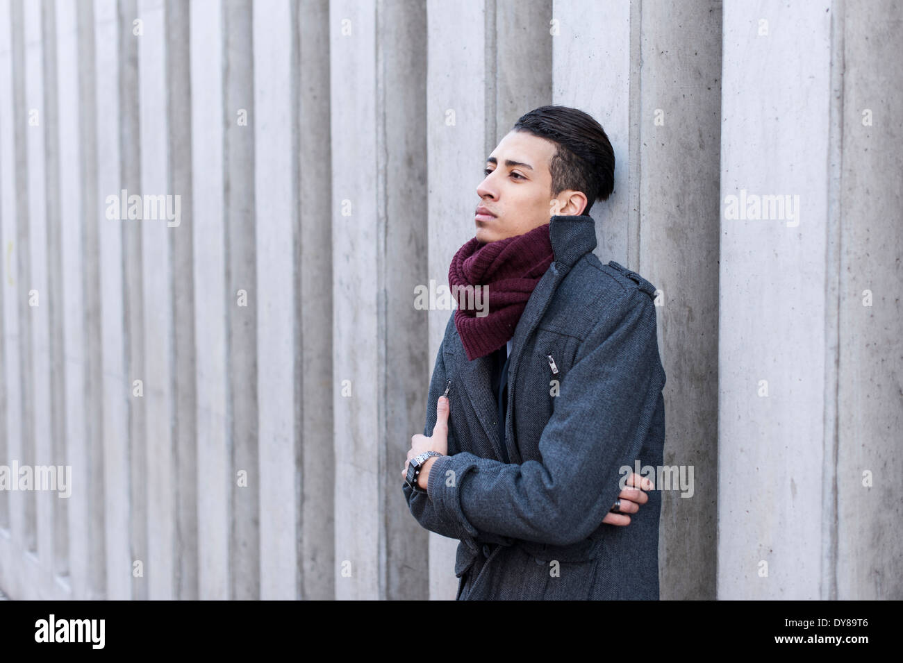 Young adult man contemplating hi-res stock photography and images - Alamy
