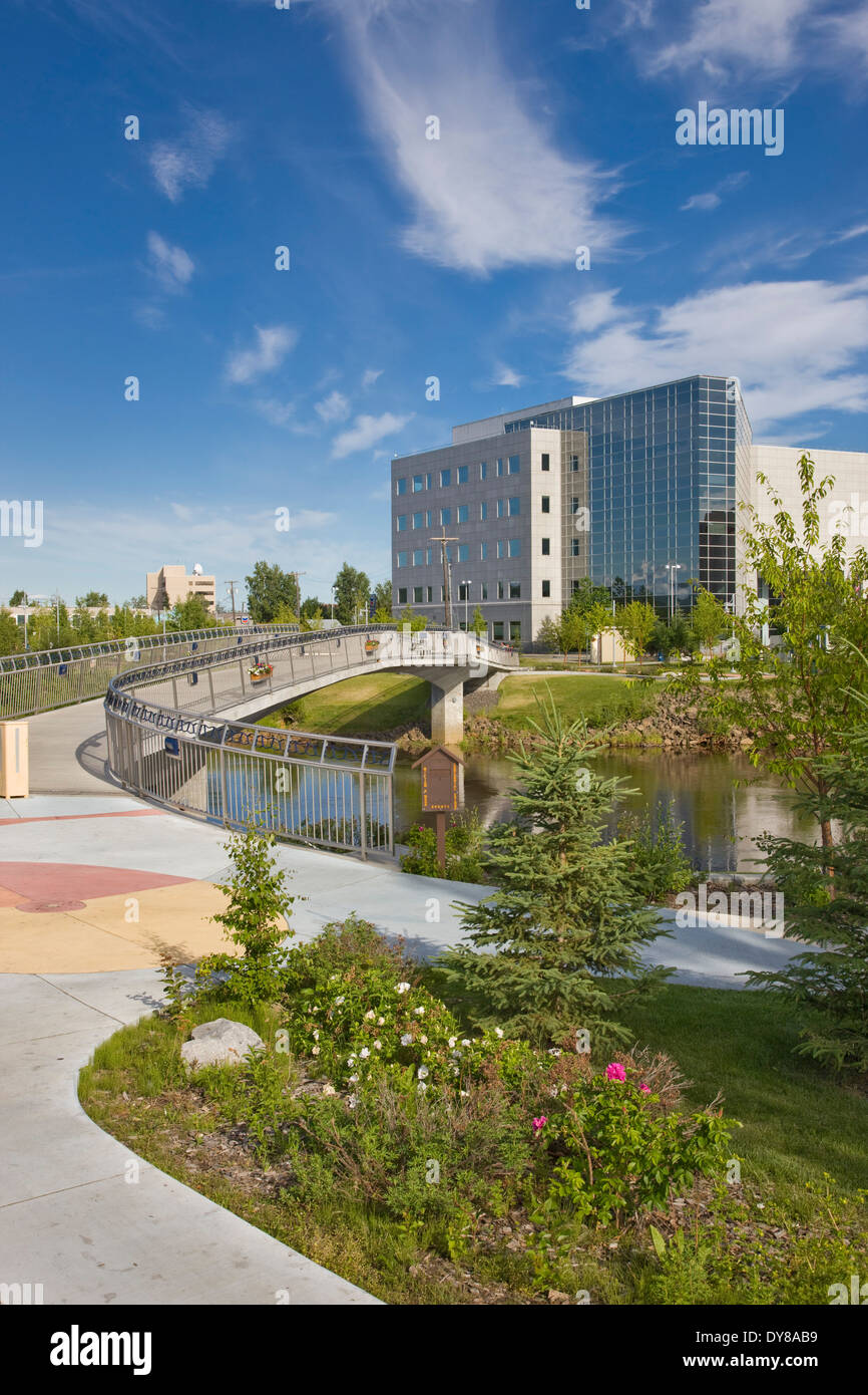 Downtown fairbanks summer hi-res stock photography and images - Alamy