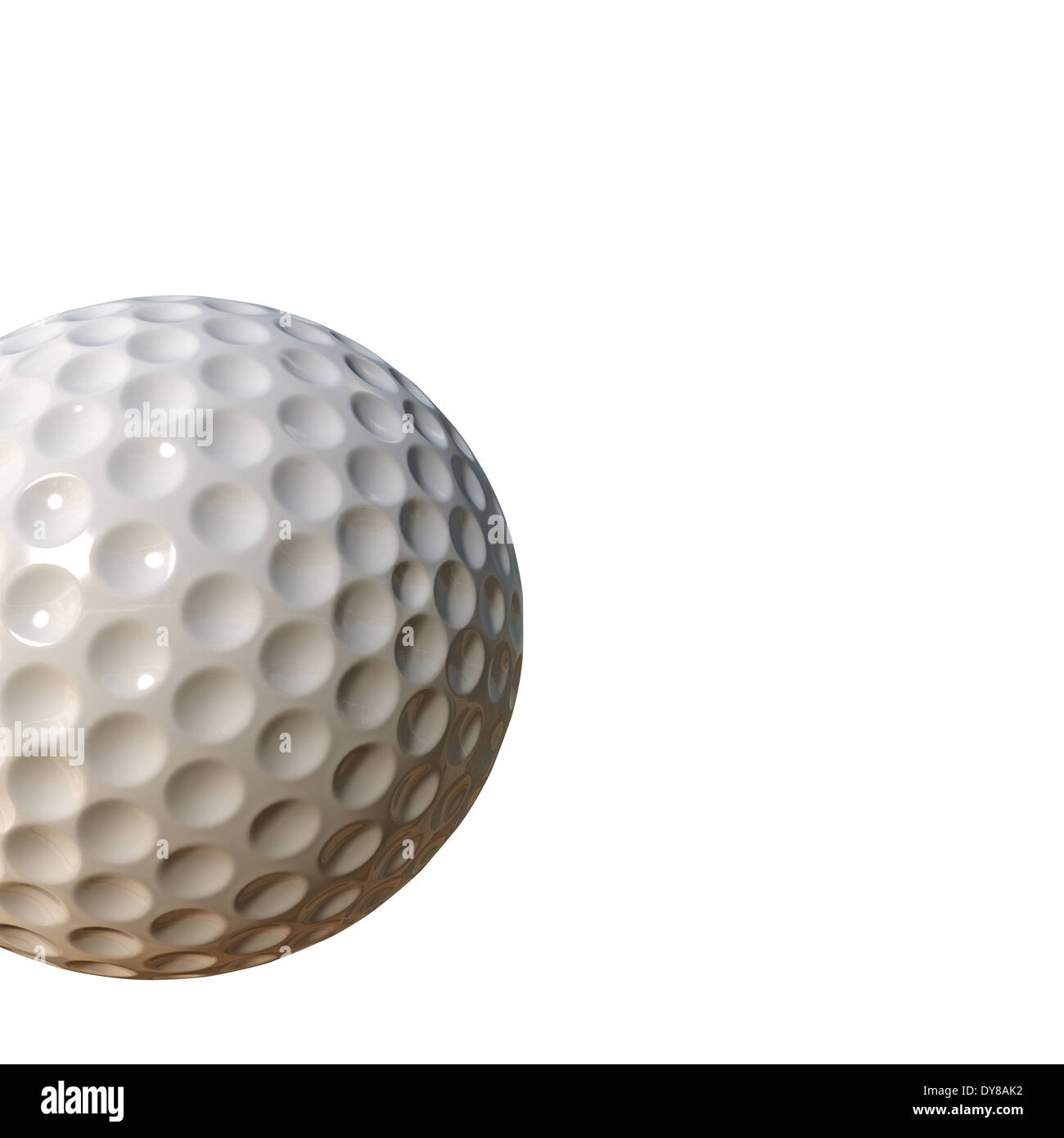 golf ball isolated on white background Stock Photo - Alamy