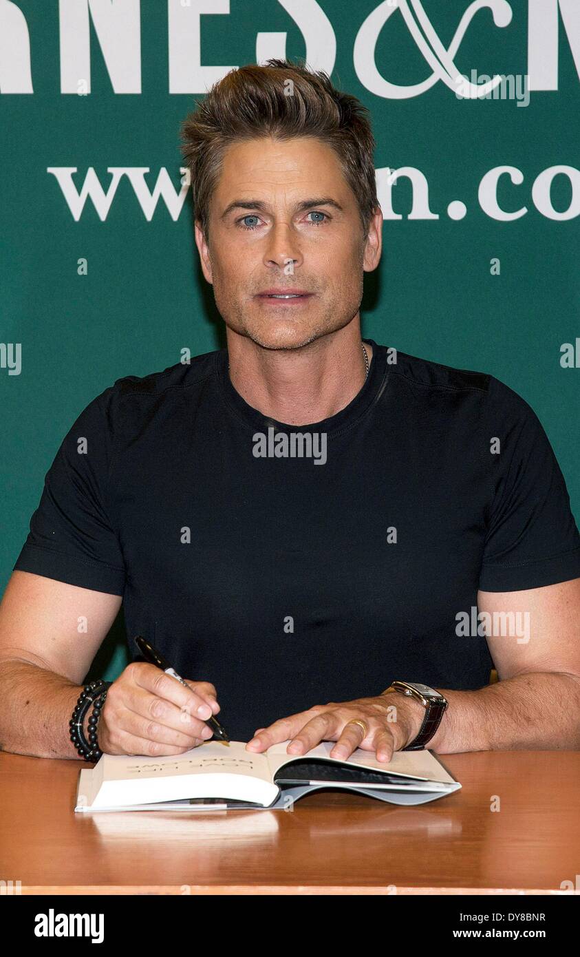 New York, NY, USA. 9th Apr, 2014. Rob Lowe at in-store appearance for ...