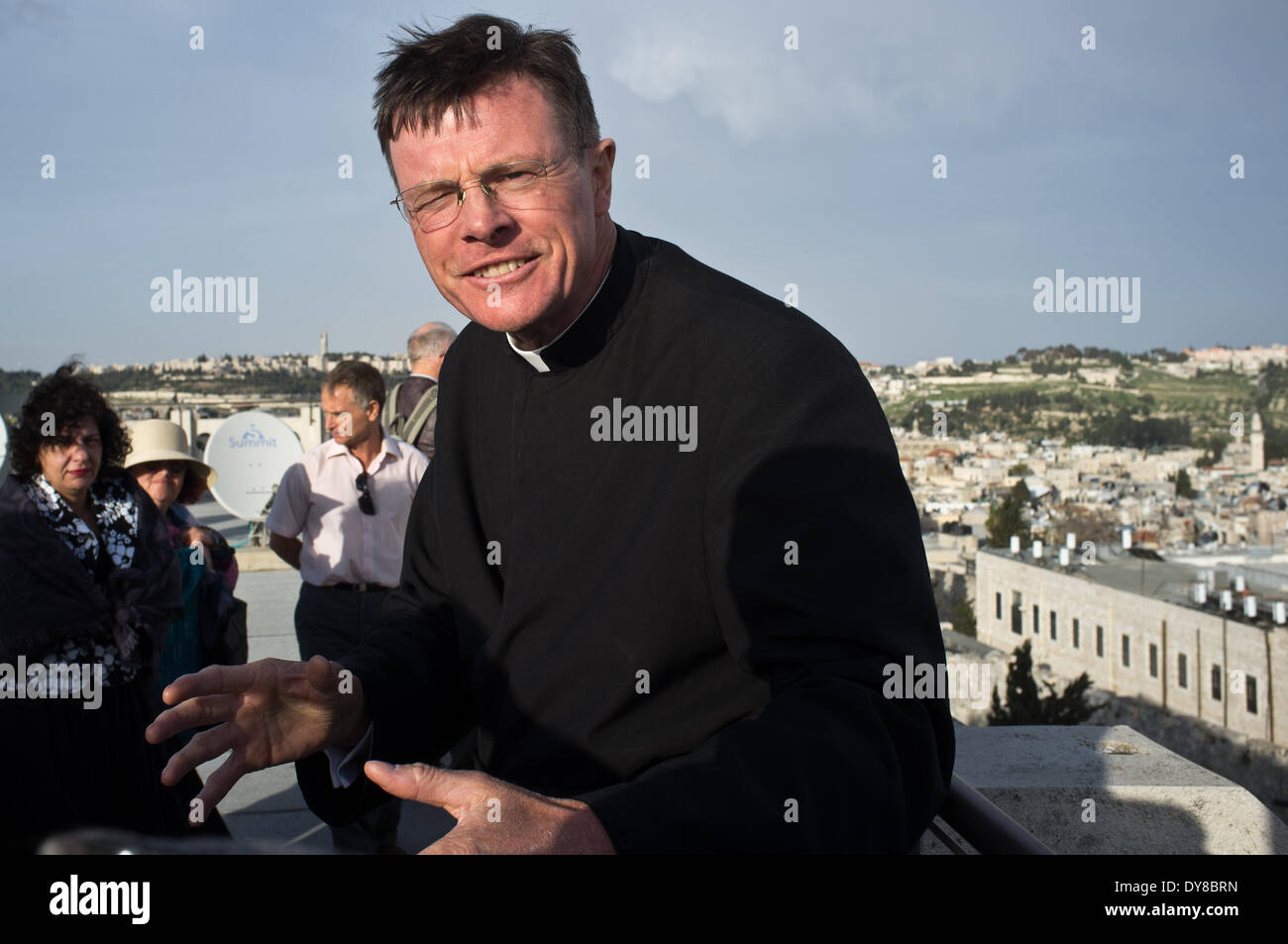 Jerusalem, Israel. 09th Apr, 2014. Irish born Father EAMON KELLY, Vice ...