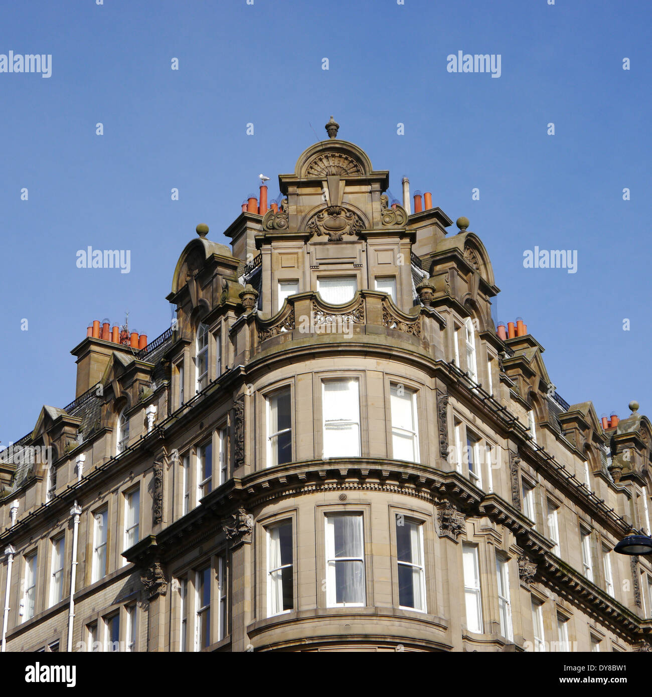 Ornate neo-classical architecture, featuring arcuated pediments ...