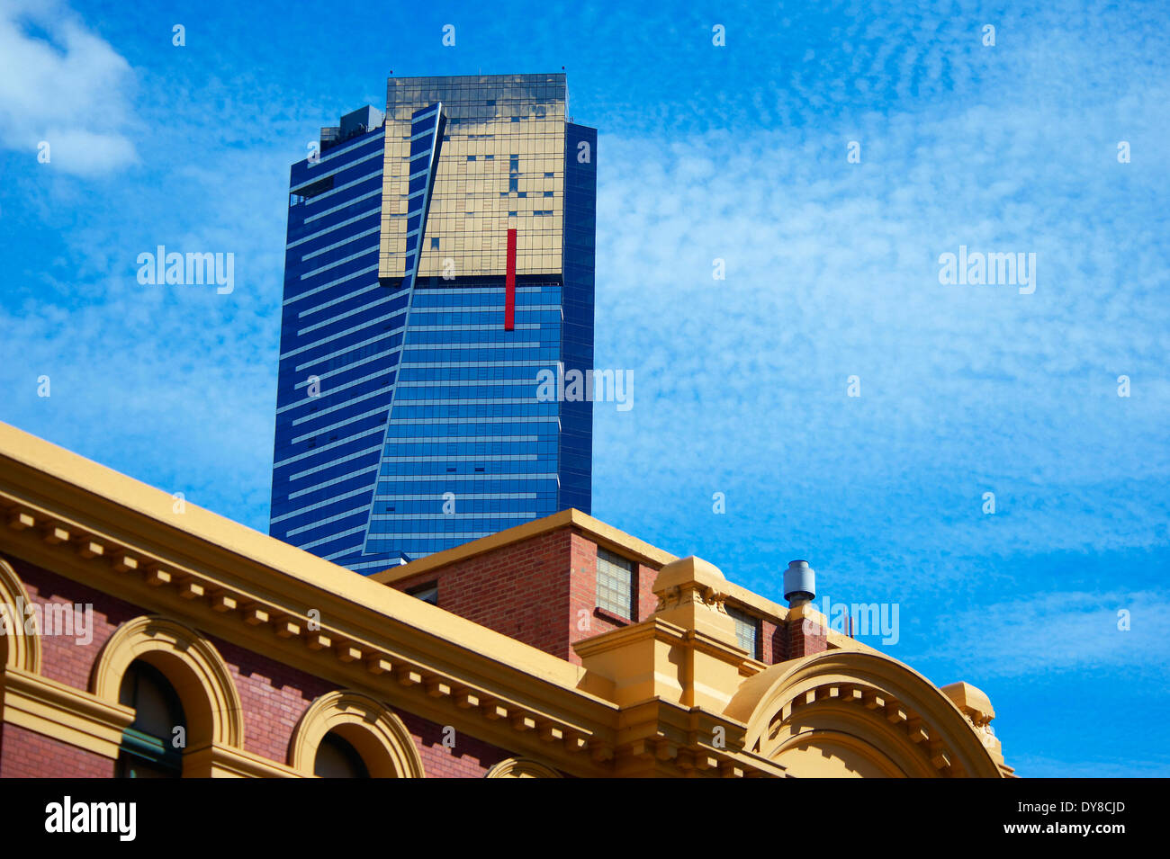 Australia, Melbourne, Victoria, building, construction, block of flats ...