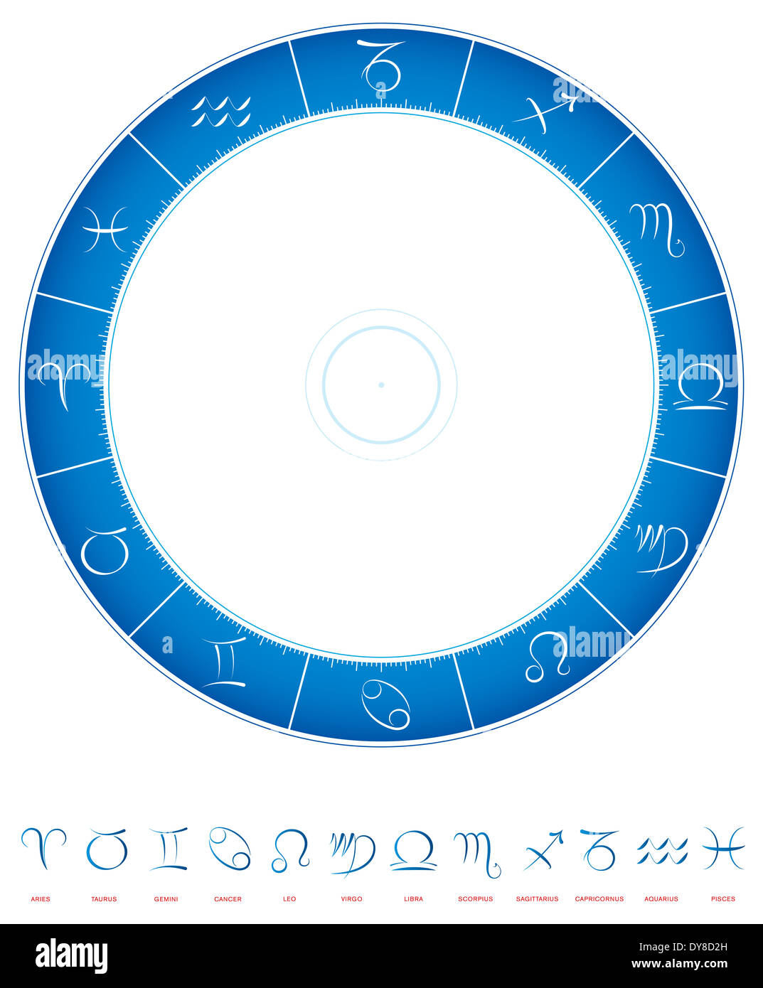 12 signs of the zodiac hi-res stock photography and images - Alamy