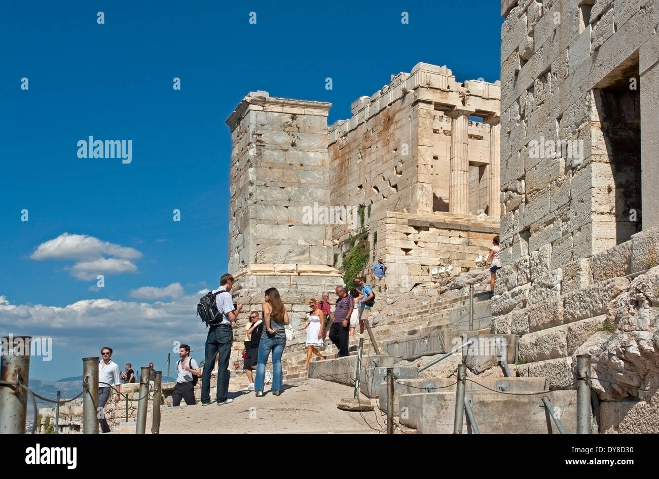Acropolis steps athens hi-res stock photography and images - Alamy