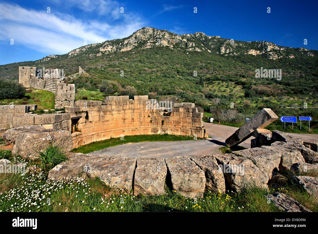 The Arcadian Gate of Ancient Messene, Messenia, Peloponnese, Greece ...