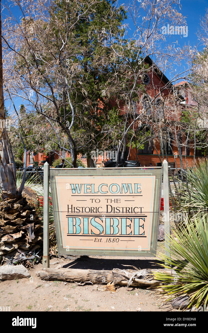 USA, Arizona, Bisbee, historic former mining town Stock Photo - Alamy